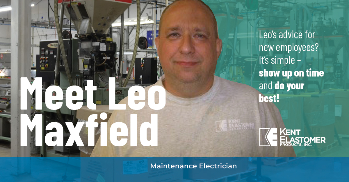 Meet Leo Maxfield, Electrician | Kent Elastomer Products